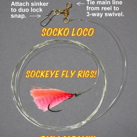 Kenai River Sockeye Fly Rig - Kodiak Custom Fishing Tackle