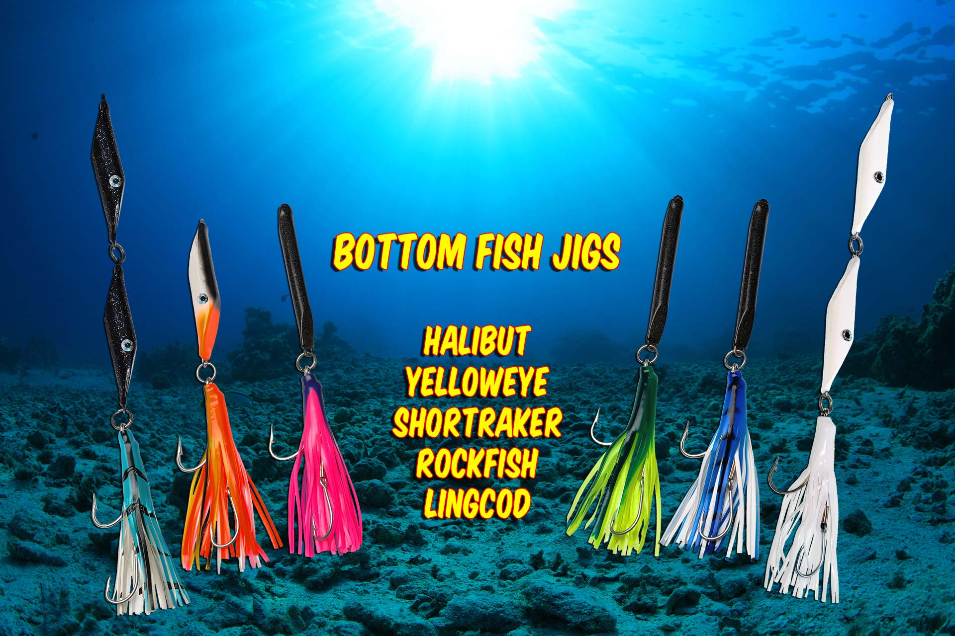 #1 Bottom Fish Jigs, Catch more fish with Kodiak Custom Jigs