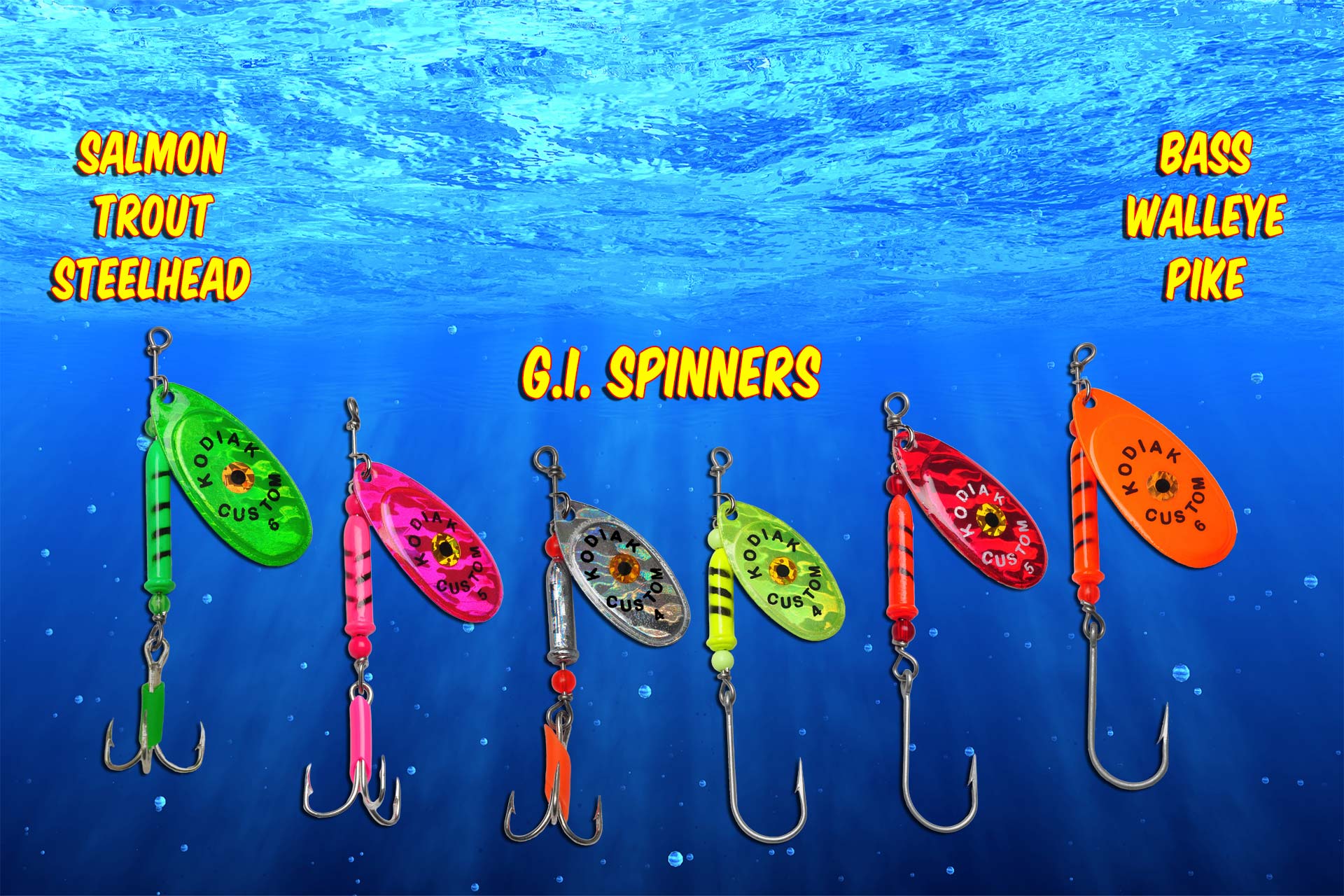 G.I. Spinners - Kodiak Custom Fishing Tackle