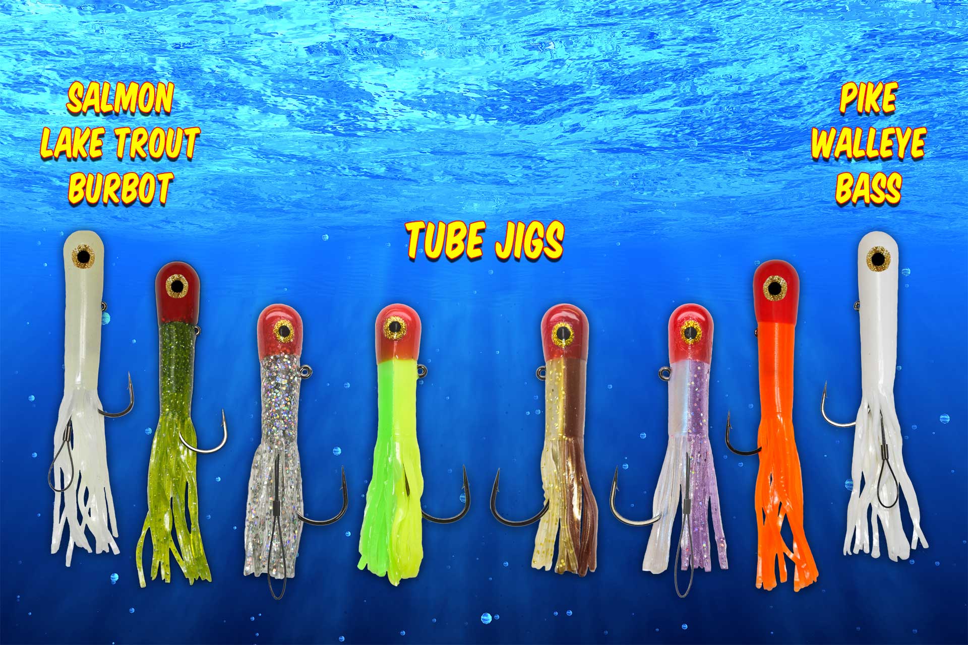 Lake Trout Tube Jigs - Kodiak Custom Fishing Tackle